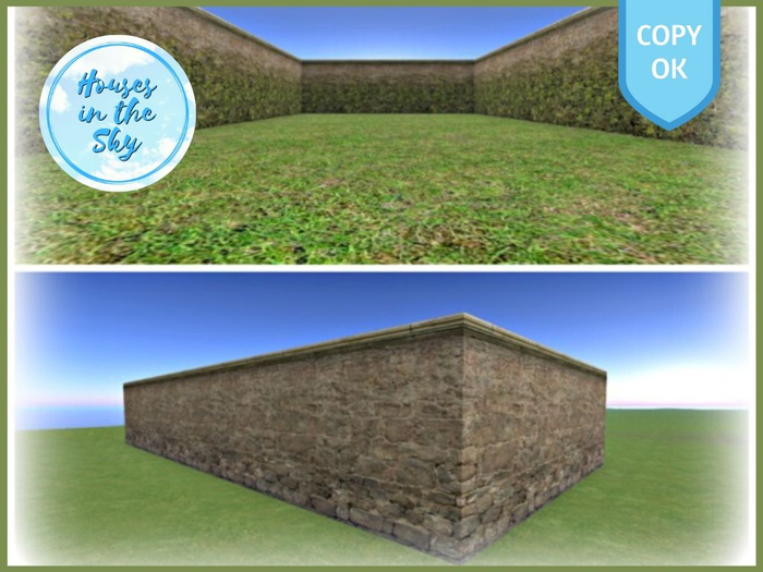Second Life Marketplace - Walled Garden Skybox 16x32 Mesh LI:2 COPY OK